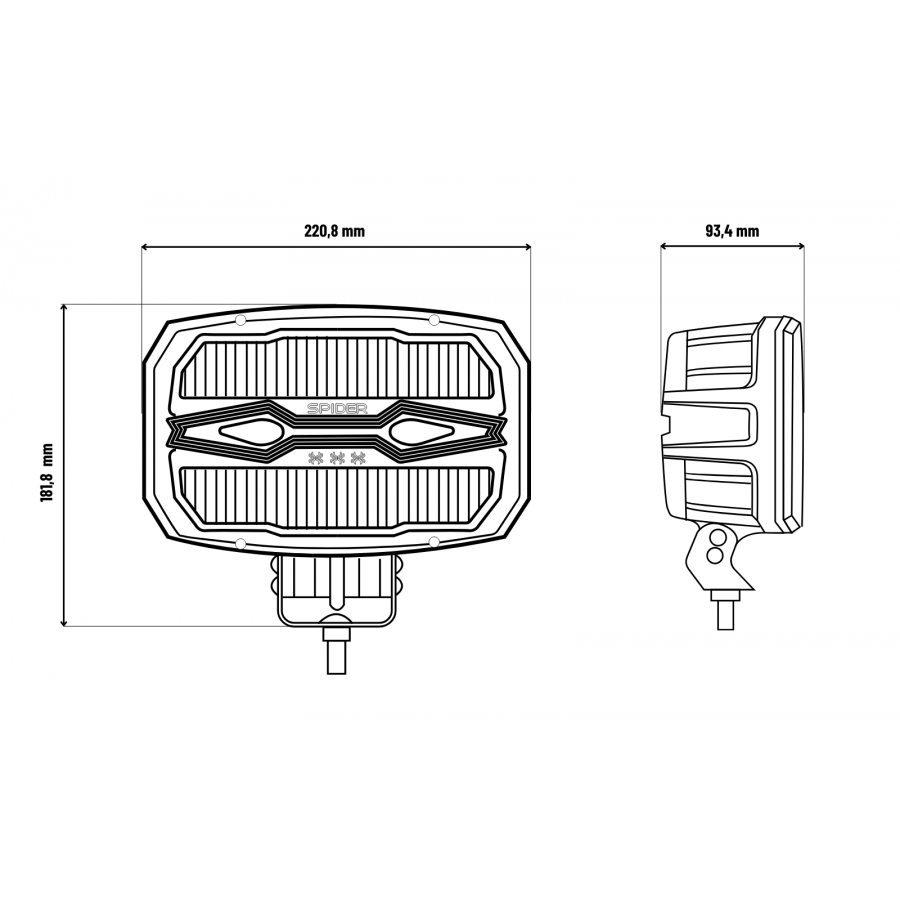 Scan Lumen NINJA LED-kørelys oval - Autolight.dk